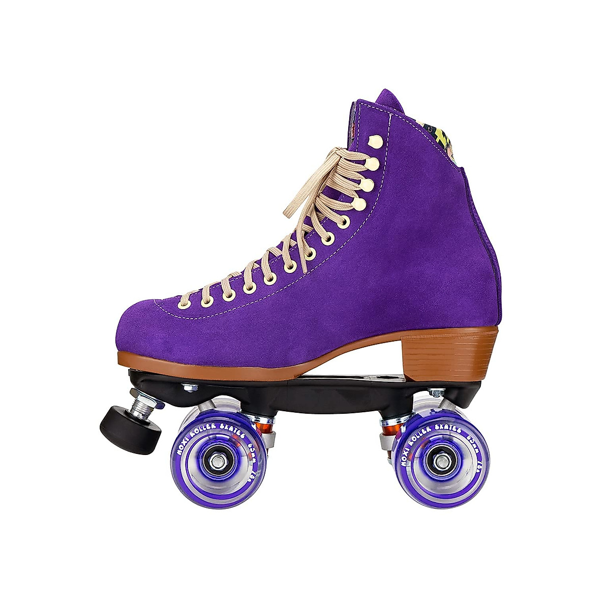 Moxi Lolly Roller Skate - Fashionable Womens Quad Roller Skate | Taffy Purple | Size 7