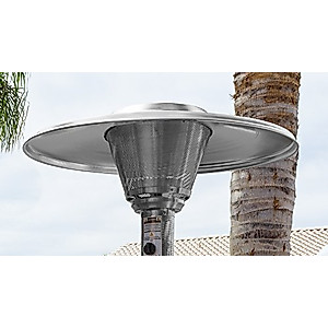 Hiland THP-1PC-SHIELD Solid Aluminum Heat Shield for Patio Heater, One Size, Silver