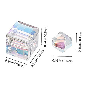 360 Pcs Jewelry Beads Bracelet Beads Glass Earring Kit Beads Glass Beads for Bracelets Making Beads in Bulk Bracelet Making Beads Assorted Beads Bracelets Kit Beads Gemstone Beads