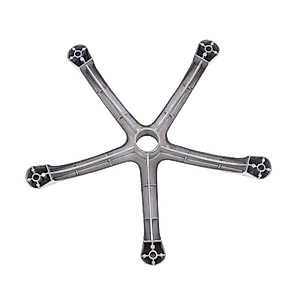 FRNIAMC Heavy-Duty Office Chair Base Replacement, Metal Stool Chair Legs Replacement Aluminum with Roller-Blade Wheels in Universal Size (Dimension: 25''