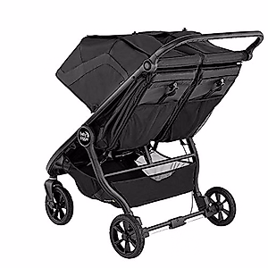 Baby Jogger City Mini GT2 All-Terrain Double Stroller, Jet , 40.7x29.25x42.25 Inch (Pack of 1)