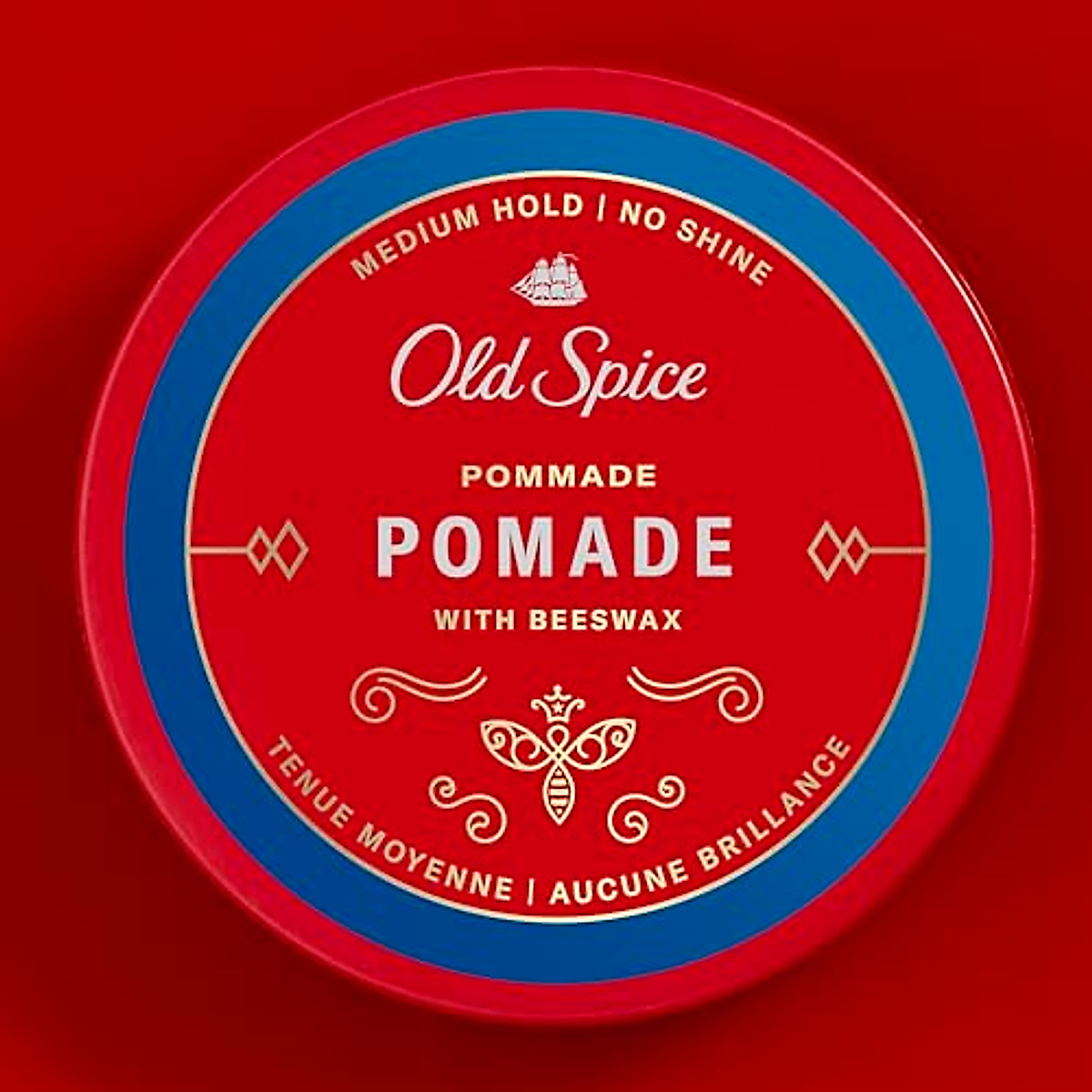 Old Spice Hair Styling Pomade for Men, Medium Hold No Shine 2.22 Fl Oz Each, Twin Pack