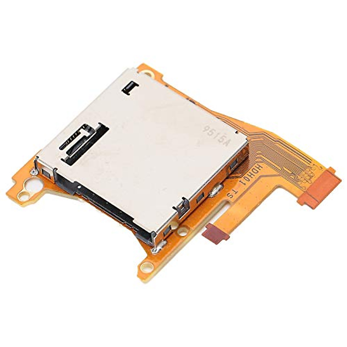 CHENQIAN Game Card Slot for Switch Lite Game Console with Mainboard Replacement Repair Parts Yellow