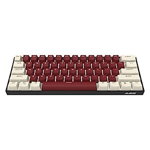 FIRSTBLOOD ONLY GAME. K610T 60% 2.4G Wireless/Bluetooth 5.0/USB Wired Triple Mode Mechanical Keyboard, 61 Keys Compact Gaming Keyboard with Programmable Software, White Backlit, Brown Switch