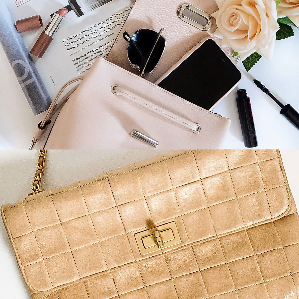 Trimming Shop Oval Shape Twist and Turn Lock Bronze Clasp Buckle Lock Closures for Handbags, DIY Projects, Art & Crafts, Clutches, Bags, Purse, 22mm x 28mm 10pcs