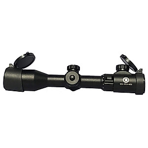Osprey Global SD3-12X44MDG : Osprey Standard Series 3-12X 44mm Rifle Scope with Illuminated (Red, Green, Blue) MIL-Dot Glass Reticle - 1/4 MOA