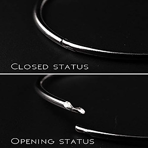 2 Inch（25 Pack）Book Binder Rings, Office Loose Leaf Ring, Nickel Plated Steel Binder Rings, Keychain Key Rings, Metal Book Rings, Silver