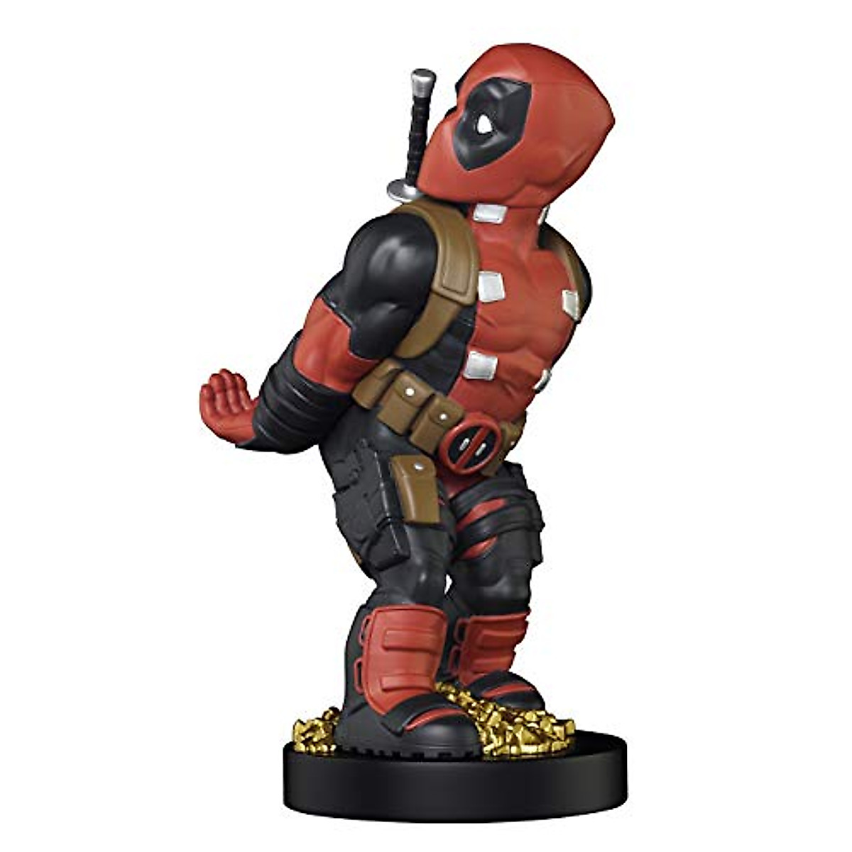 Exquisite Gaming Cable Guys - Marvel Deadpool Rear View Charging Phone and Controller Holder - Electronic Games , Red