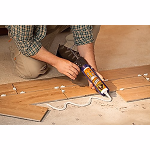 Gorilla Heavy Duty Construction Adhesive, 9 Ounce Cartridge, White, (Pack of 1)