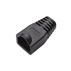 Cable Matters 100-Pack 8mm Strain Relief Boots for Large Diameter Cable in Black