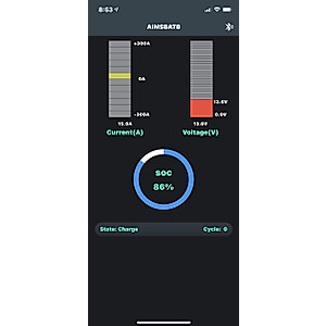 AIMS POWER Lithium Battery 12V 200Ah LiFePO4 with Bluetooth Monitoring 4000+ Cycles Ideal for Home, RV, and Off Grid Application