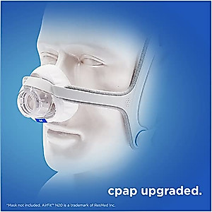 resplabs CPAP Mask Liners - Compatible with ResMed N20 Nasal CPAP Masks, Medium - Reusable, Washable Cushion Covers - 4 Liner Pack
