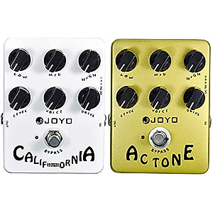 JOYO JF-15 and JF-13 Pedals Amplifier Simulator Overdrive Distortion Effect Pedals for Electric Guitar Most Frequently Combination Budget Pedals in Bundle