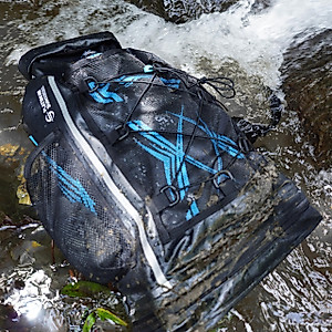 Dry Bag Backpack Waterproof 40L Heavy Duty Roll-Top beach bag with Compartment for Dirty Stuff for Travel, Hiking, Boating