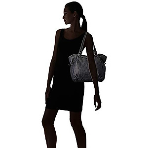 Vera Bradley Women's Denim Glenna Satchel Purse, Denim Navy, One Size