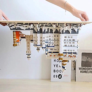 Swan Castle Nano Mini Building Block Toy Children's Stitching Toy,World Famous Architectural Model Small Particles,Educational Toy for Adults Teenage Child 8288 pcs+