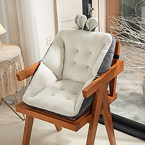 PTONUIC Comfort Semi-Enclosed Cushion for Office Chair Pain Relief Cushion Sciatica Seats with Backs and Cushion