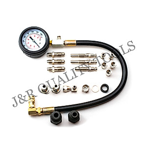 VCT Diesel Engine Compression Cylinder Pressure Tester Gauge Set 0-1000 psi
