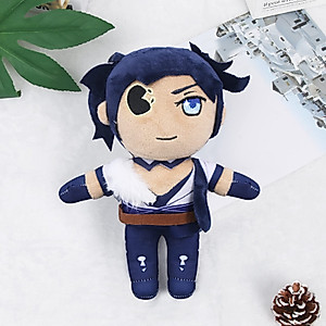 MORROWIND Anime Plush Toy Doll Kaeya Diluc Venti Zhongli Tartaglia Plushie Stuffed Figure for Kids Girls Anime Fans 10inches (Kaeya)