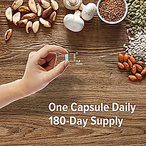 ORZAX Selenium, Helps Antioxidant & Immune Support System, Selenomethionine 200mcg, Thyroid Support* for Women and Men, Yeast and Dairy Free, 180 Vegetable Capsules (180 Day Supply)