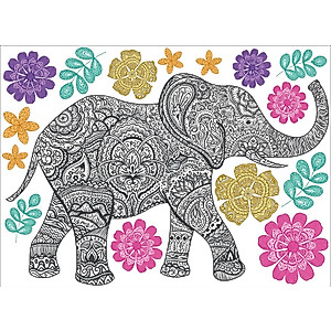 WallPops WPK2132 Mehndi Wall Art Kit, Multicolor