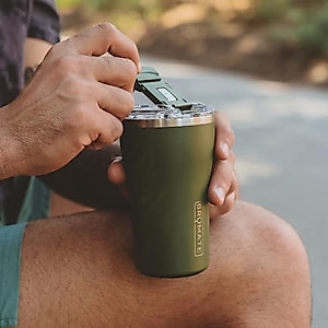 Blue Mate NAV Mini Vacuum Insulated Tumbler with Lid, Matte Navy Stainless Steel Vacuum Insulated Construction Keeps Cold and Cold for Long Times, Prevents Spilling Even When Collapsed, Designed To