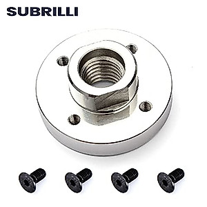 2 Pcs Flush Cut Adapter Flange 5/8"-11 Thread for Diamond Blades Quad Hole Mount Angle Grinder Accessories