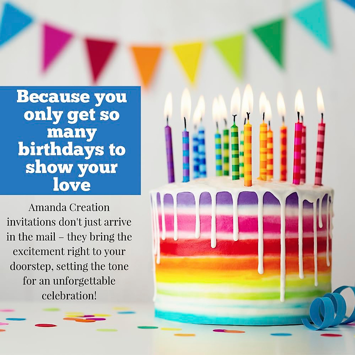 Bubble Birthday Party Invitations, 20 5x7 Fill In Cards with Twenty White Envelopes by AmandaCreation…