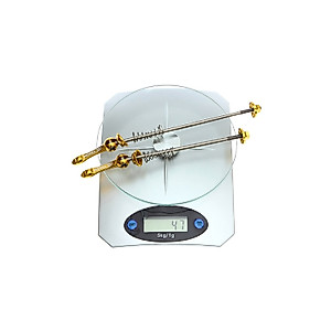 MOWA Road Bicycle Bike Ultralight Titanium Axle Wheel Hub Front and Rear Quick Release QR Skewer Set (Gold)