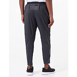 Nike Dri-FIT Phenom Elite Men's Knit Trail Running Pants (as1, Alpha, l, Regular, Regular, Black/Dark Smoke Grey/White)