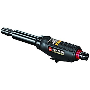 SUNTECH SM-5E-5300 1/4" Extended Die Grinder, 0.3HP, 25,000RPM, Built-in Composite Grip, Black