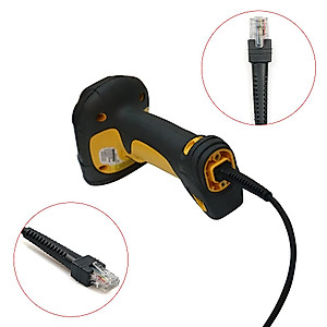 Scanner Cable for Symbol LS3408 to VC5090 DS3508 (8-PIN) Mobile Computer(25-71917-02R),Rugged Connecto,Barcode Scanner Accessories(10Ft/3M)