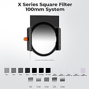 K&F Concept 100 x 100mm ND1000 (10 Stop) Square Filter Ultra Slim HD 28 Multi-Layer Coatings Neutral Density Import AGC Optical Glass with Filter Bag