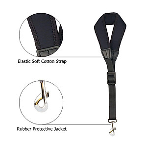 SUNYIN Saxophone Stand Saxophone Cleaning Kit Cleaning Cloth Cotton Saxophone Neck Strap Alto/Tenor Saxophone Accessories Sax Stand