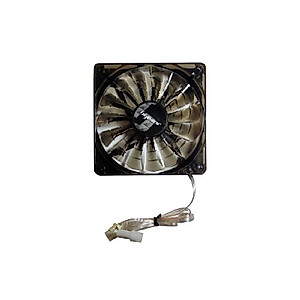 Bgears b-PWM 140-Black 2 Ball Bearing Blue LED Fan with High Speed Extreme Airflow