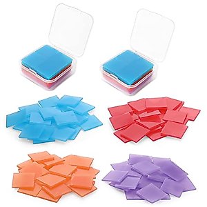 Cobee® Diamond Painting Glue Clay, 80 Pcs DIY Diamond Painting Wax with Organizer Box, Embroidery Cross Stitch Drilling Mud, Colorful Painting Clay Wax for Embroidery Accessories Painting Tool