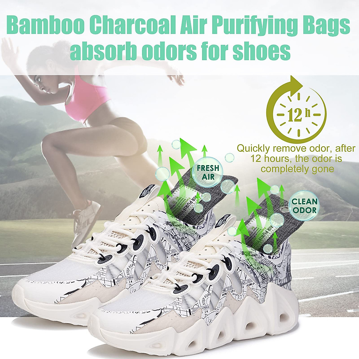 KevenAnna Shoe Stretcher with Shoe Horn Boot Shaper Stands and Carrying Bag Women's Shoes with 2 Air Purifying Bag