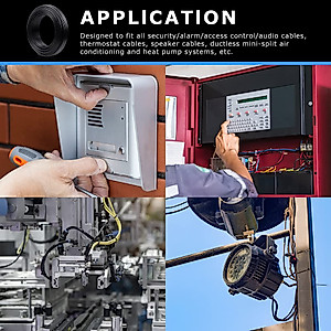 DEKIEVALE 18 Gauge 5 Conductor Electrical Wire, 16.4FT 18AWG Black PVC Stranded Tinned Copper 5 Wire Cable, 18/5 Cable for LED Lighting, Automotive, Speaker, Sprinkler, Thermostat wire etc.