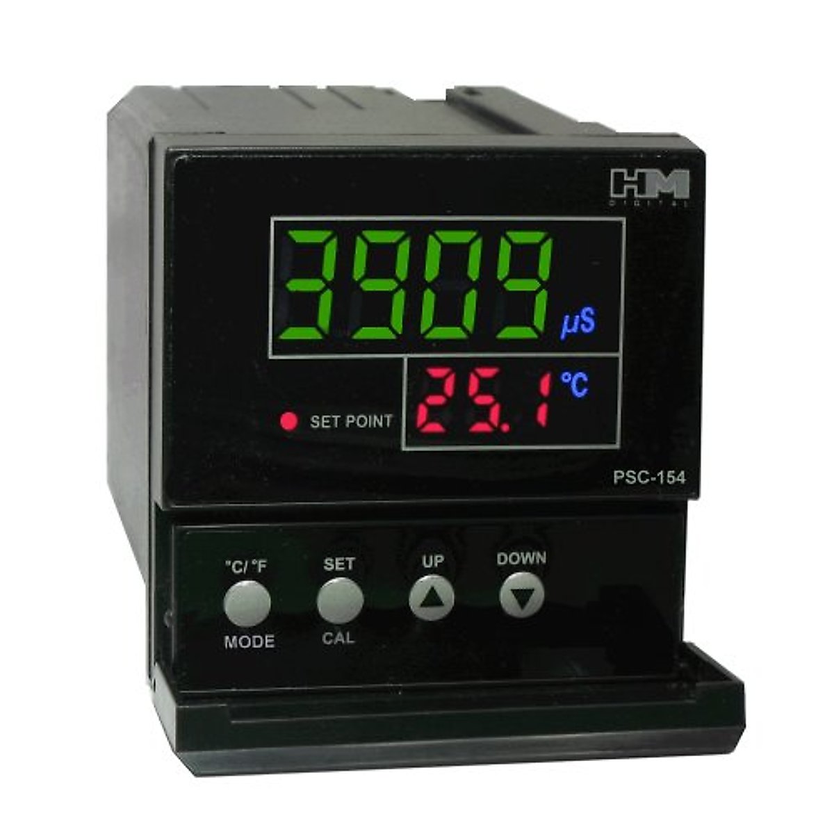 HM Digital PSC-154 TDS/EC Controller with 4-20mA Output, 0-9999 µS Measurement Range, 0.1 µS/ppm Resolution, +/-2% Readout Accuracy