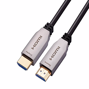 NIUBB Fiber HDMI Cable 150ft 4K@60Hz,Fiber Optical HDMI 2.0b Cable Supports 18.2Gbps, HDR10,ARC,HDCP2.2,3D,Subsampling 4:4:4/4:2:2/4:2:0 Slim and Flexible
