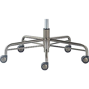 Tommy Hilfiger Forester Luxury Bonded Leather Home Office Chair, Modern Round Swivel Accent Seating, Adjustable Height, Cognac Brown