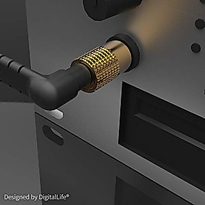 DigitalLife TRS635MF-1A | 6.35mm to 3.55mm Audio Interface Converter for Music/MIDI Instruments