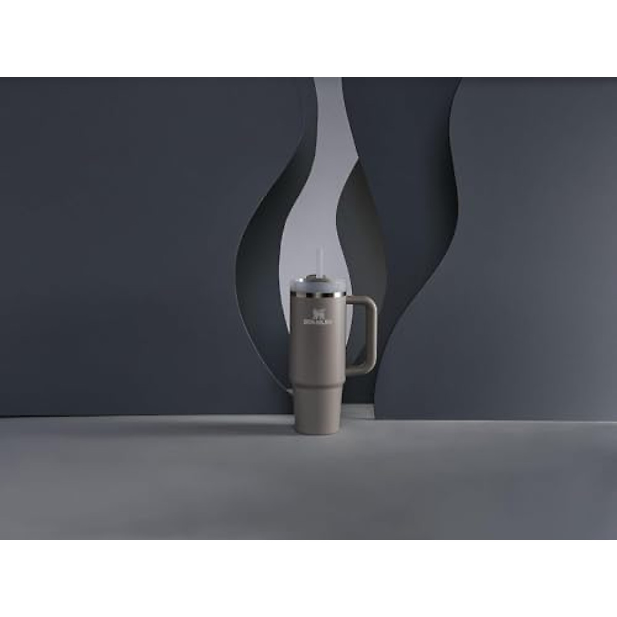 Stanley Quencher H2.0 Tumbler with Handle and Straw 30 oz | Flowstate 3-Position Lid | Cup Holder Compatible for Travel | Insulated Stainless Steel Cup | BPA-Free | Ash