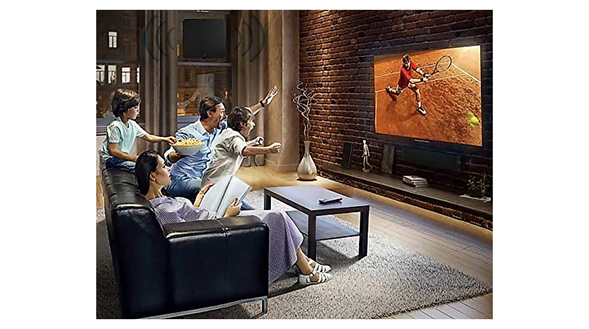 Amplified HDTV Indoor Antenna - 250+ Miles Range & 4K Support