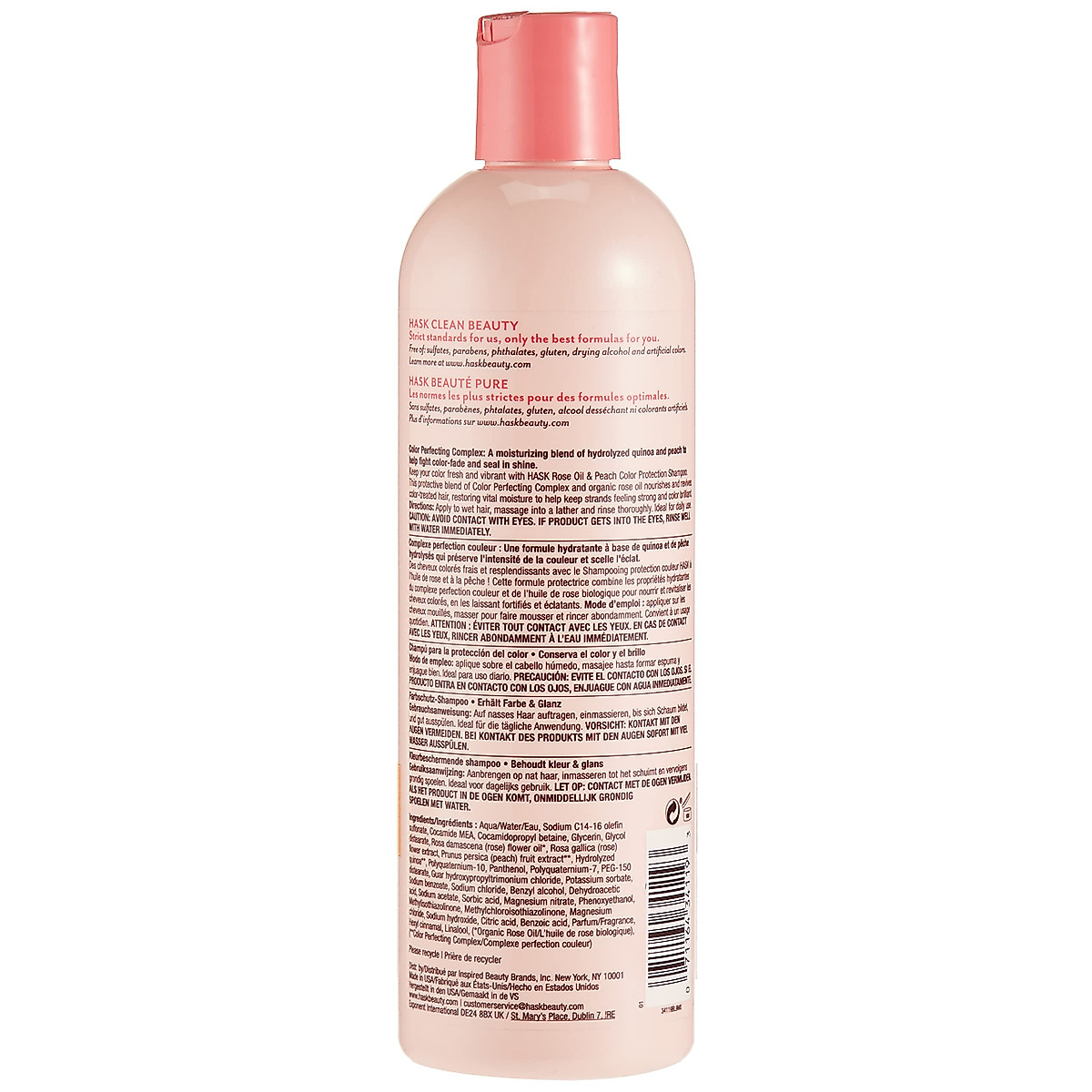 Hask Rose Oil & Peach (SHAMPOO)