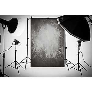 Harfirbe 5x7ft Vintage Abstract Backdrop Gray Portrait Photography Background Professional Photo Studio