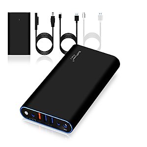 BatPower ProE 2 ES7B 98Wh Surface Power Bank for Surface Pro X 9 8 7 6 5 4 3 2 RT Go Surface Book 3 2 1 External Battery Surface Laptop 4 3 2 1 Portable Charger, USB QC Fast Charge Tablet Smartphone