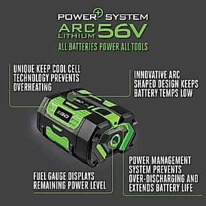 EGO Power+ BA4200T 56-Volt 7.5 Ah Battery with Upgraded Fuel Gauge (3rd Generation)