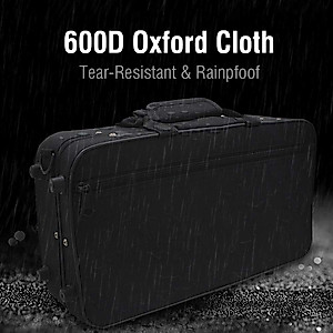 Clarinet Gig Bag Uk Sib Accessories,Clarinet Case,Water resistant Clarinet Bag Case Black Foam Padded Thickened Ox Cloth Storage Bag with Strap for Clarinet Case