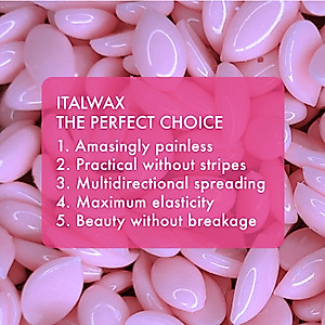 Italwax Face Selfie 500g / 1.1lb - Delicate hard wax for face with oil complex - Perfect for waxing eyebrows, upper lip and sideburns​